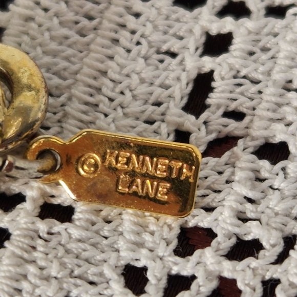 Kenneth Jay Lane | Jewelry | Vintage Kenneth Lane Goldtone Layered ...